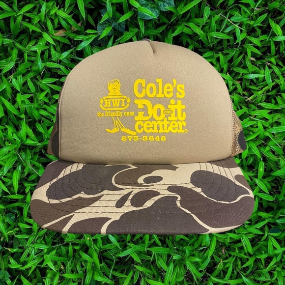 American Vintage | Accessories | Coles Do It All Center 8s90s Camo Foam ...
